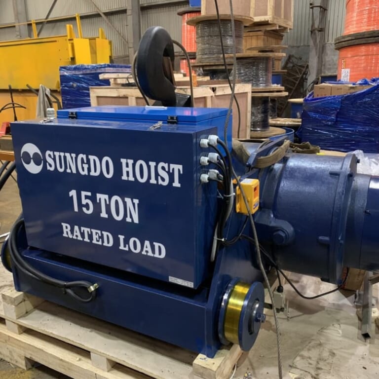 Palang Xích Điện 3 Tấn Juli 2 Xích Cố Định Chính Hãng